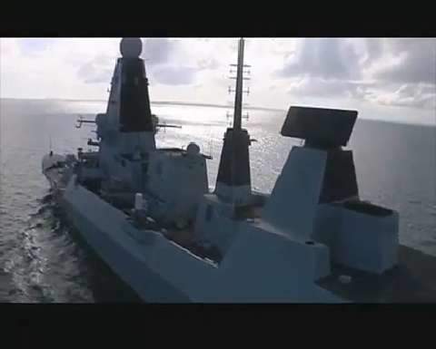 HMS Daring arrives at storm hit island - Naval Technology