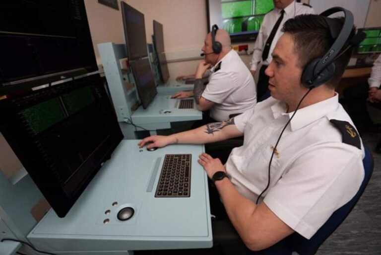 British Royal Navy launches new sonar training facility in Scotland ...