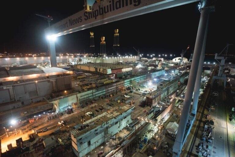 US Navy's CVN 79 aircraft carrier attains 75% structural completion ...