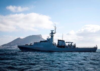 UK Royal Navy patrol ship HMS Forth visits Gibraltar for first time