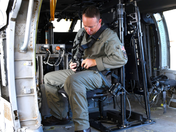 NAVAIR delivers first two redesigned MH-60s gunner seats to fleet