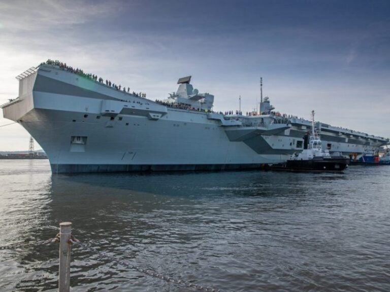 HMS Prince of Wales sets sail for the first time - Naval Technology