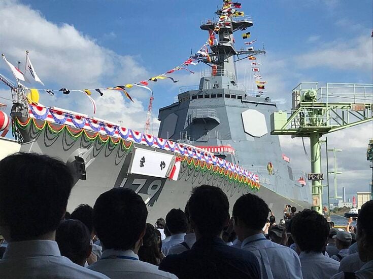 Japan commissions first Maya-class Aegis Destroyer JS Maya