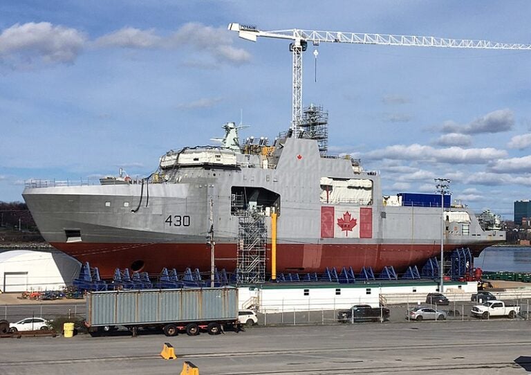 Royal Canadian Navy receives first Arctic and Offshore Patrol Ship