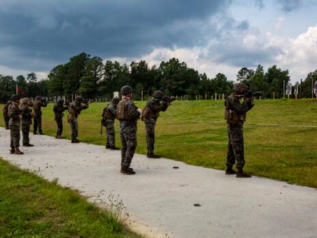 Camp Lejeune Marines participate in new annual rifle qualifications
