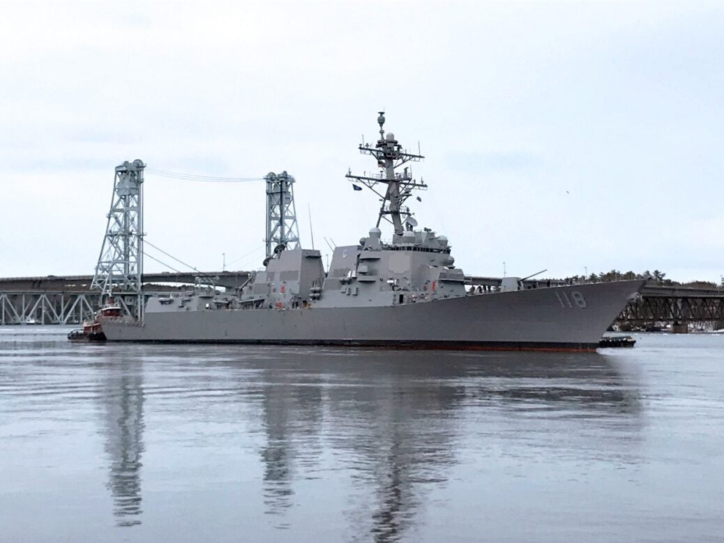 General Dynamics BIW delivers Daniel Inouye destroyer to US Navy