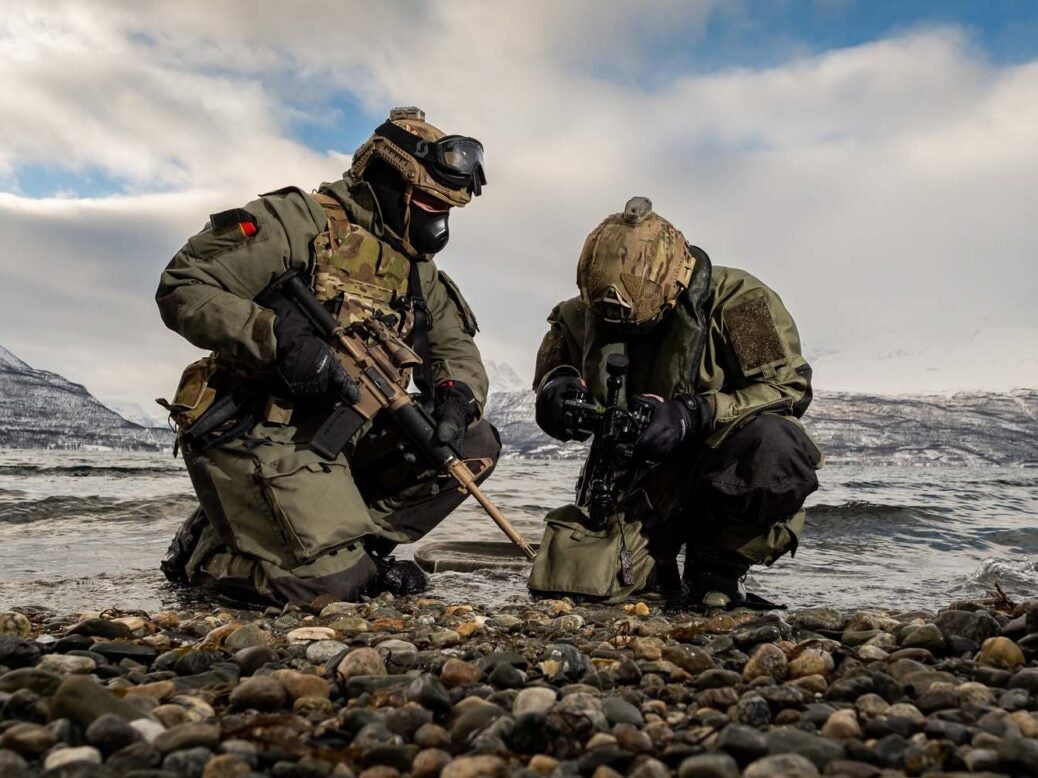 Royal Marines conduct reconnaissance exercises in Arctic Circle