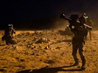 Royal Marines commandos test new tactics during desert exercises