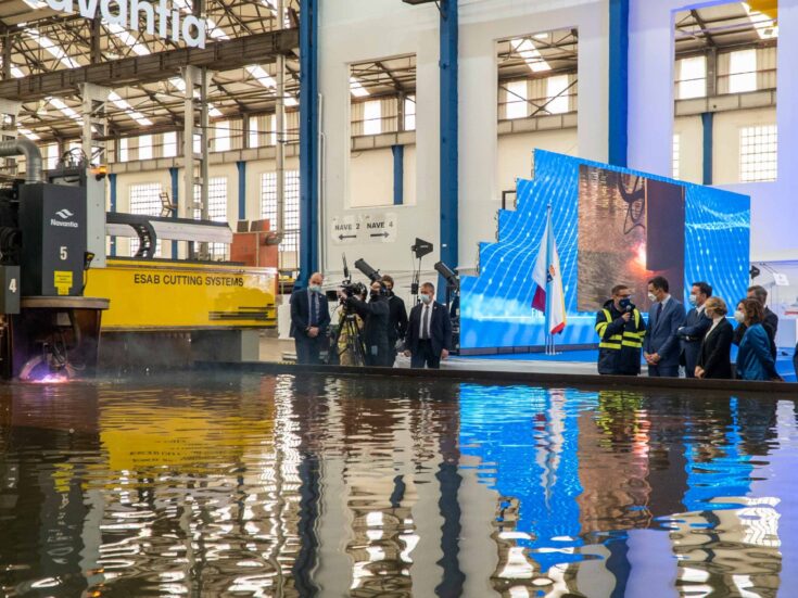Navantia begins construction on Spanish Navy’s F110-class frigate