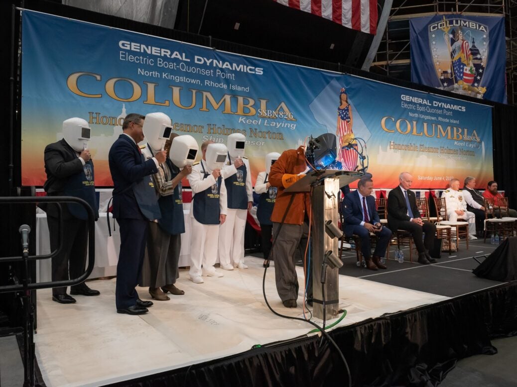 GDEB begins construction of US Navy’s first Columbia-class submarine