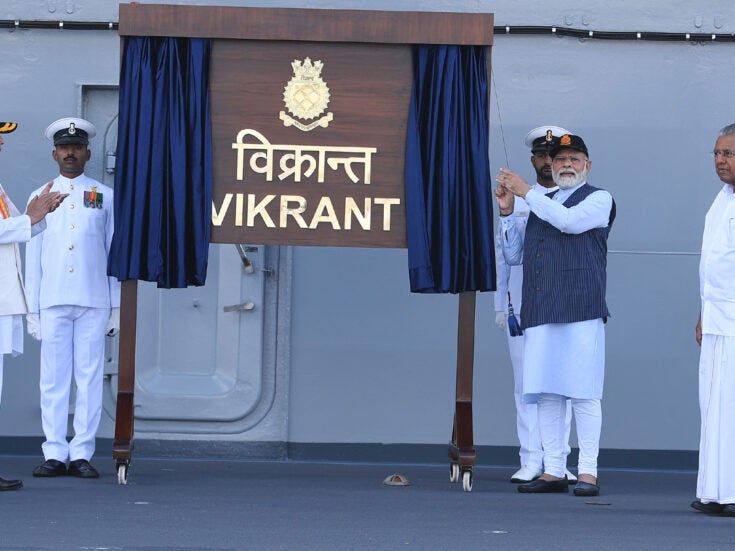 Indian Navy commissions first indigenous aircraft carrier INS Vikrant