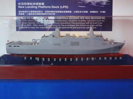 Taiwan MND transfers indigenously built LPD Yushan to Navy