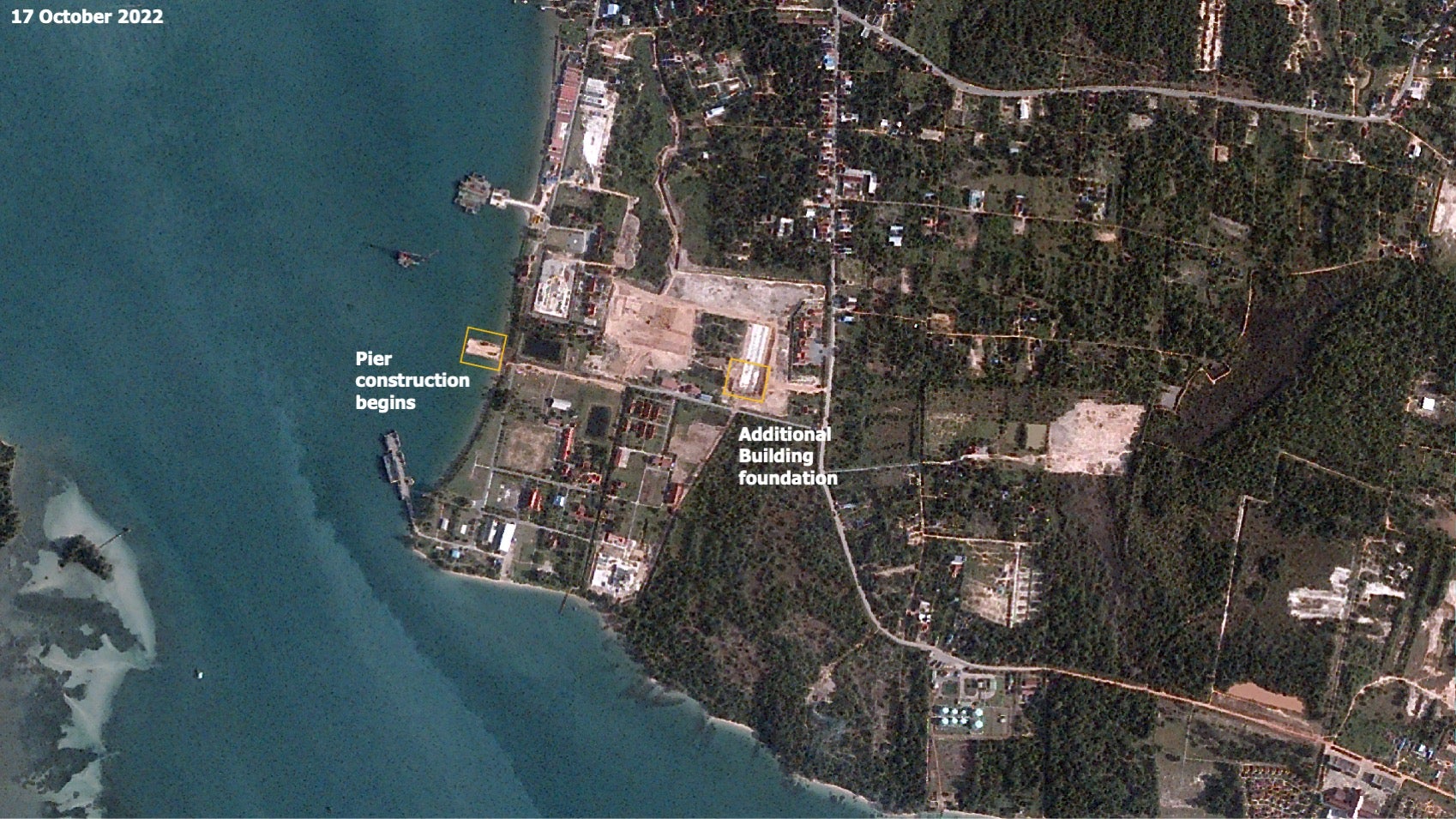 China's Secret Naval Base in Cambodia: Revealed Through Satellite Imagery