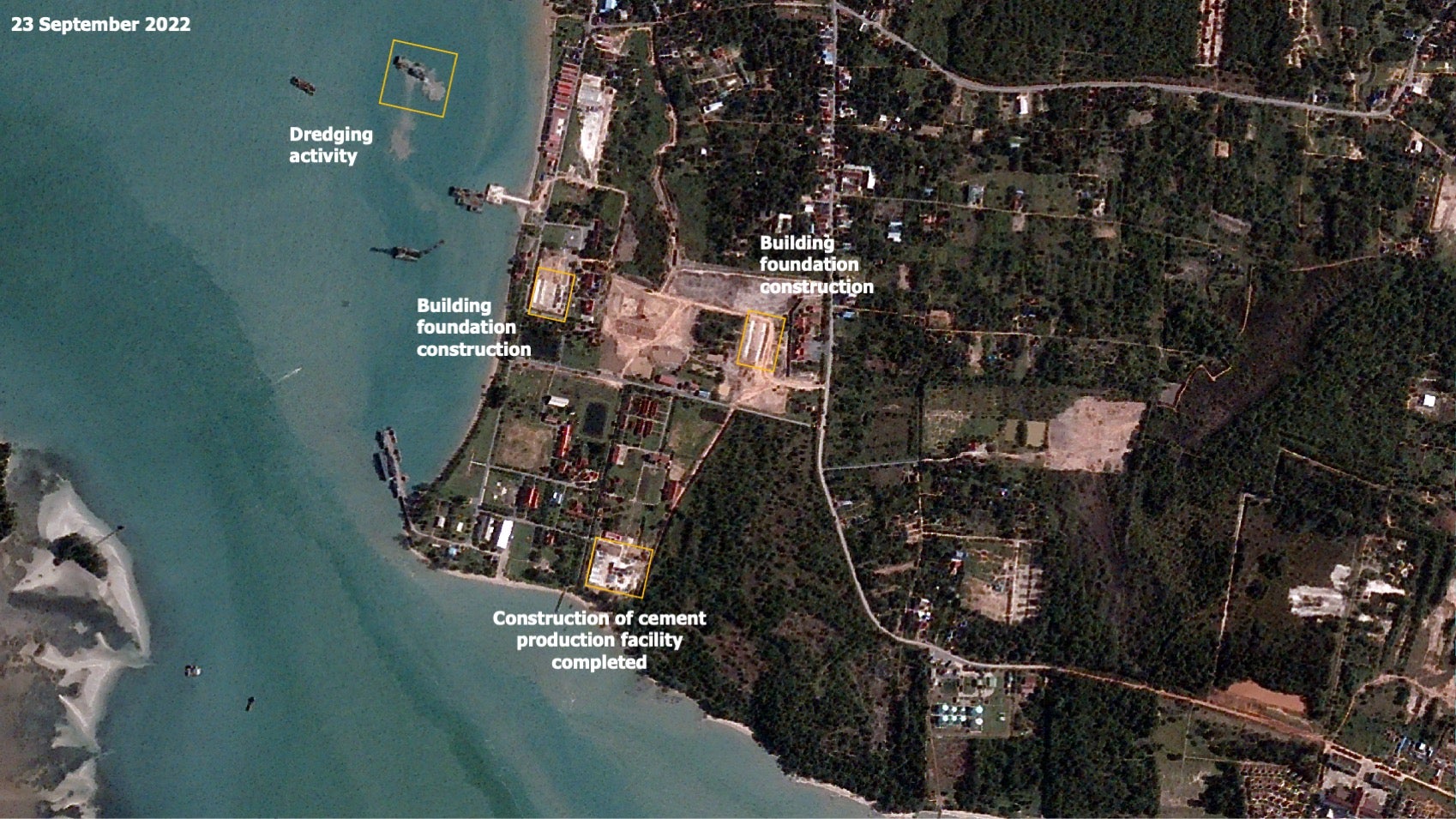 China's Secret Naval Base in Cambodia: Revealed Through Satellite Imagery
