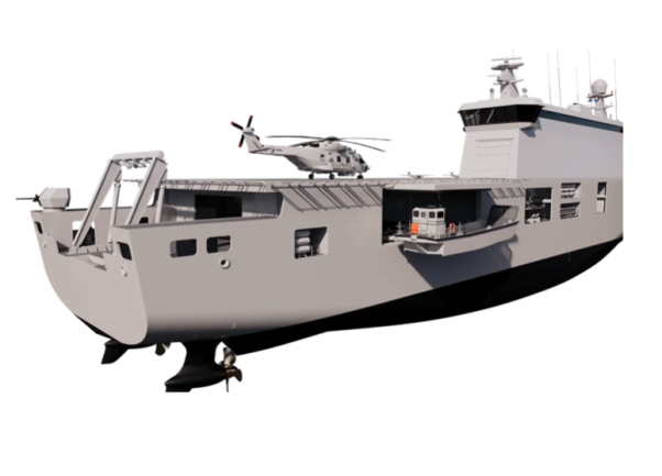 Damen at work on new MPSS drone warfare maritime vessel - Naval Technology