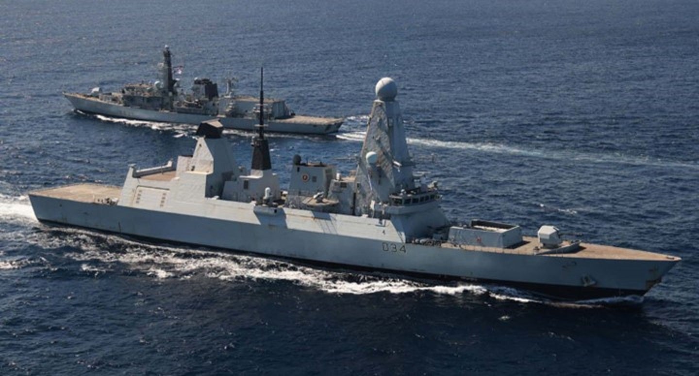 HMS Richmond takes over HMS Diamond in the Red Sea - Naval Technology