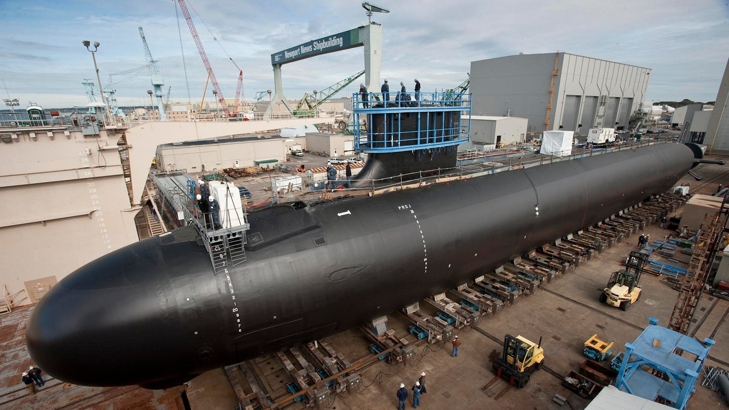 US Navy christens latest Virginia-class submarine, the future USS Idaho ...