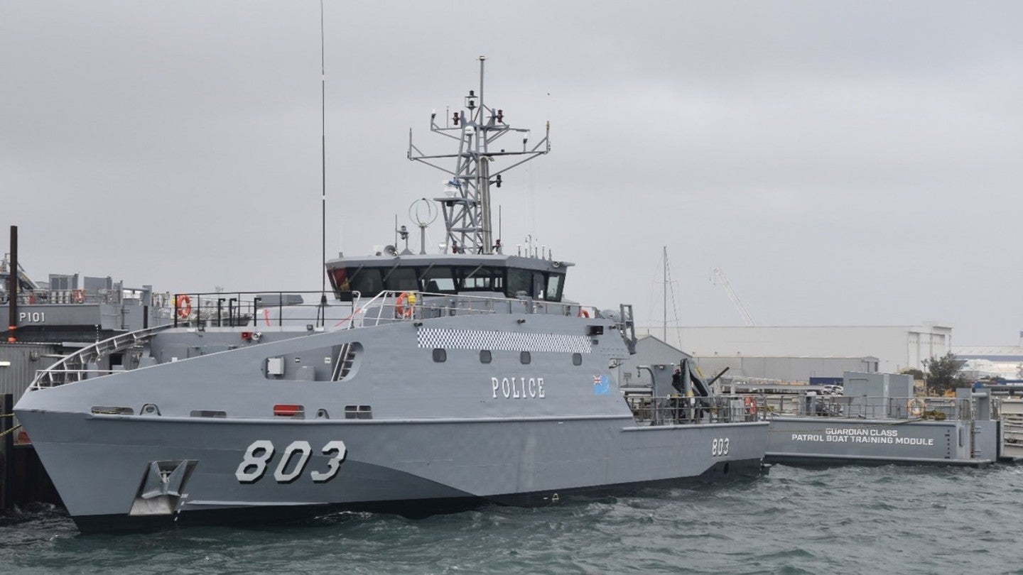 Austal delivers 21st Guardian-class Patrol Boat to Australian DoD