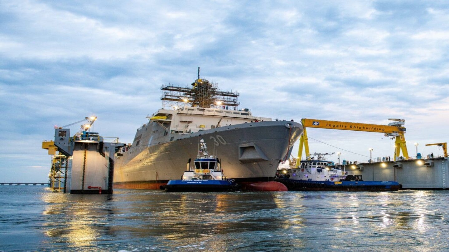 HII launches first Flight II San Antonio-class ship
