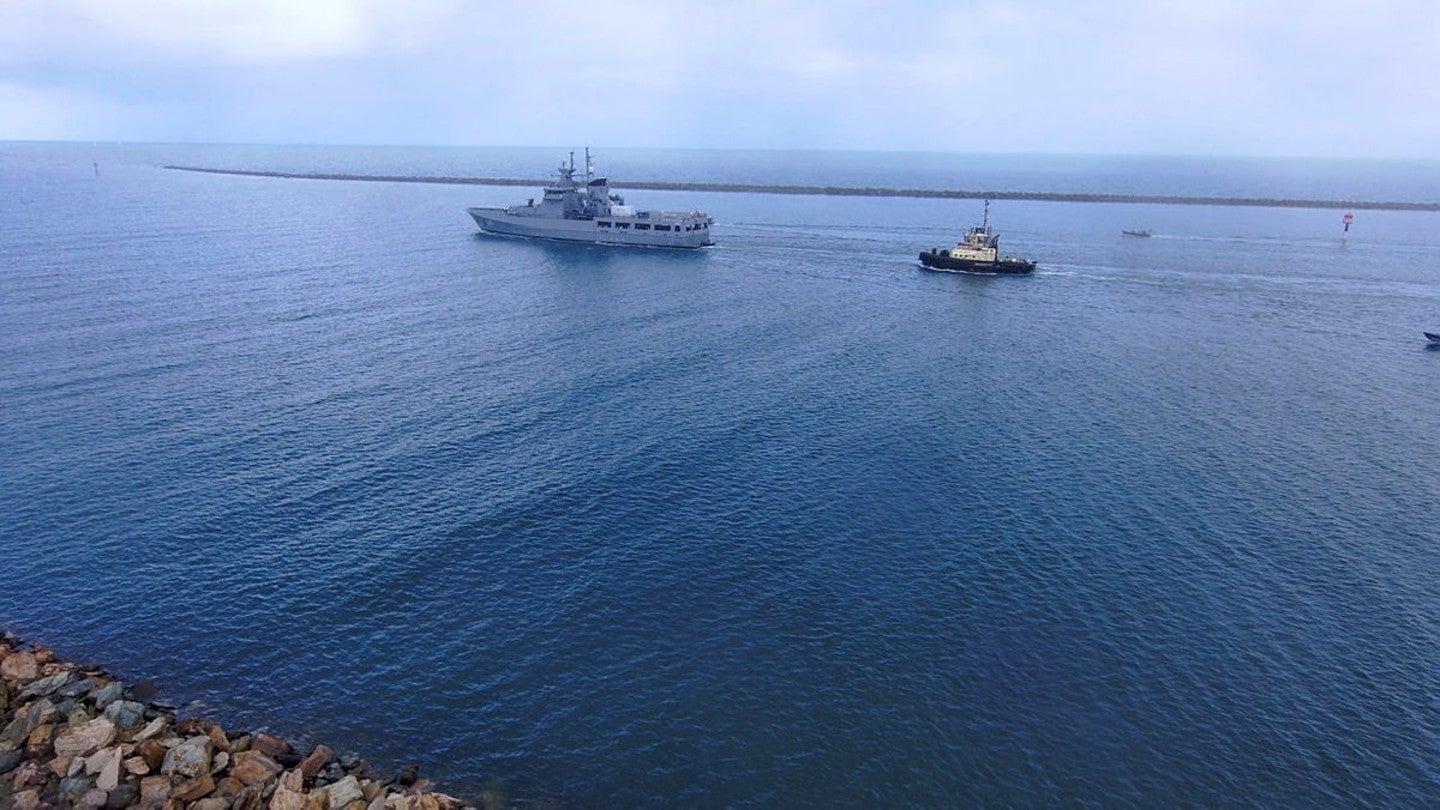 Australian DoD accepts first Arafura offshore patrol vessel