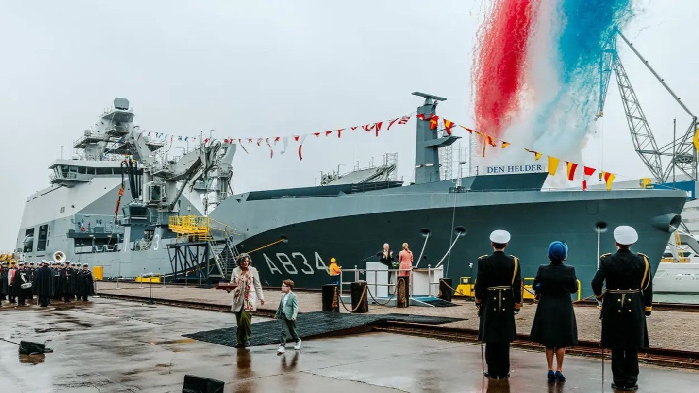Royal Netherlands Navy christens new CSS ‘Den Helder’