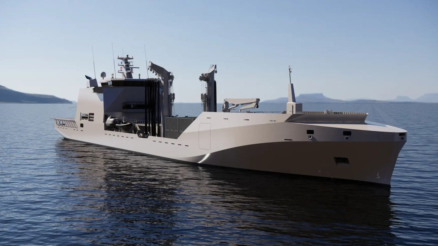 Damen launches new range naval logistics support ships