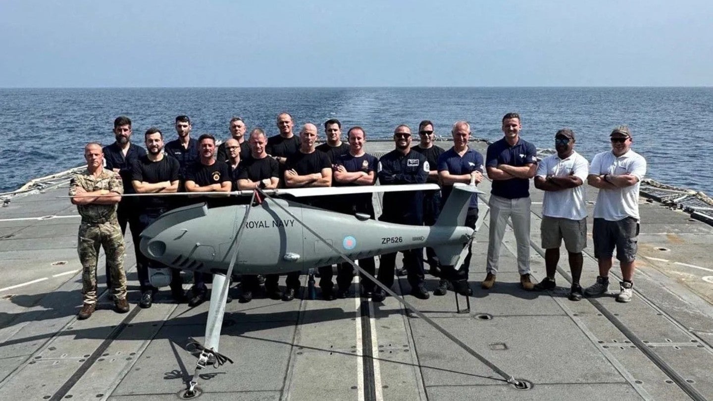 Royal Navy deploys new mini-helicopter drone in Middle East