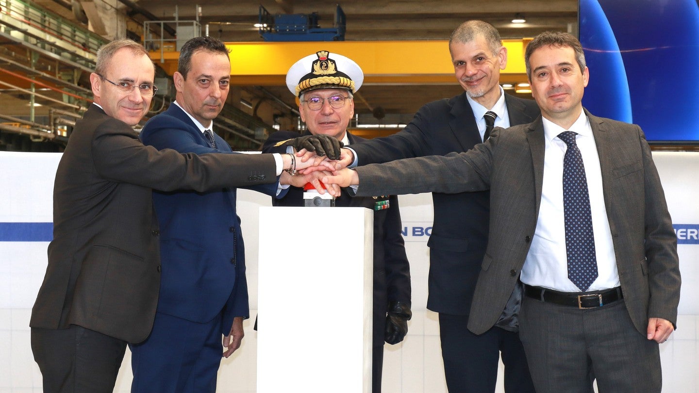 Fincantieri begins construction of Italian Navy FREMM EVO frigate