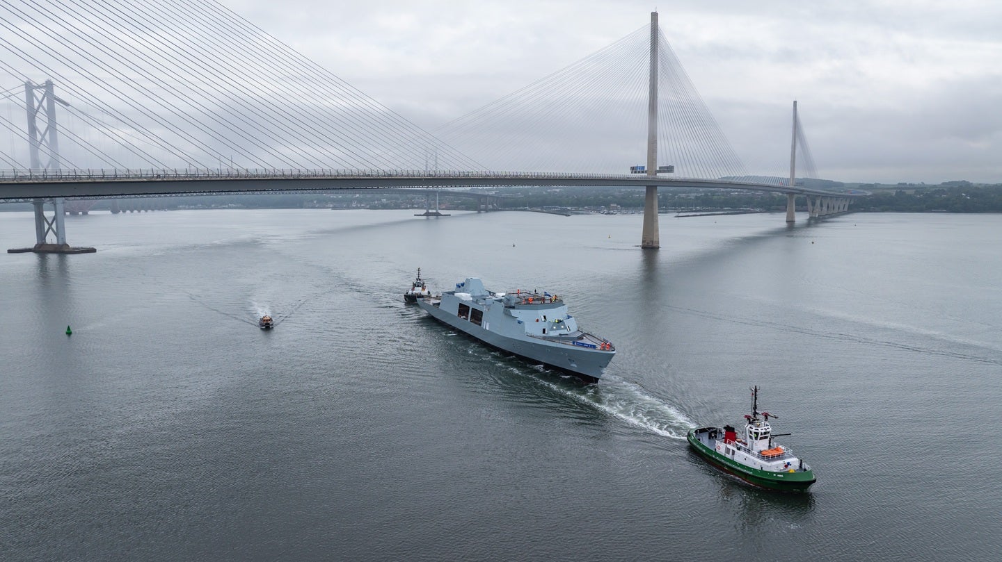 Gallery: Type 31 frigate HMS Venturer takes to the water - Naval Technology