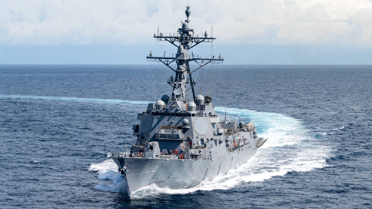 Ted Stevens guided missile destroyer completes second sea trials