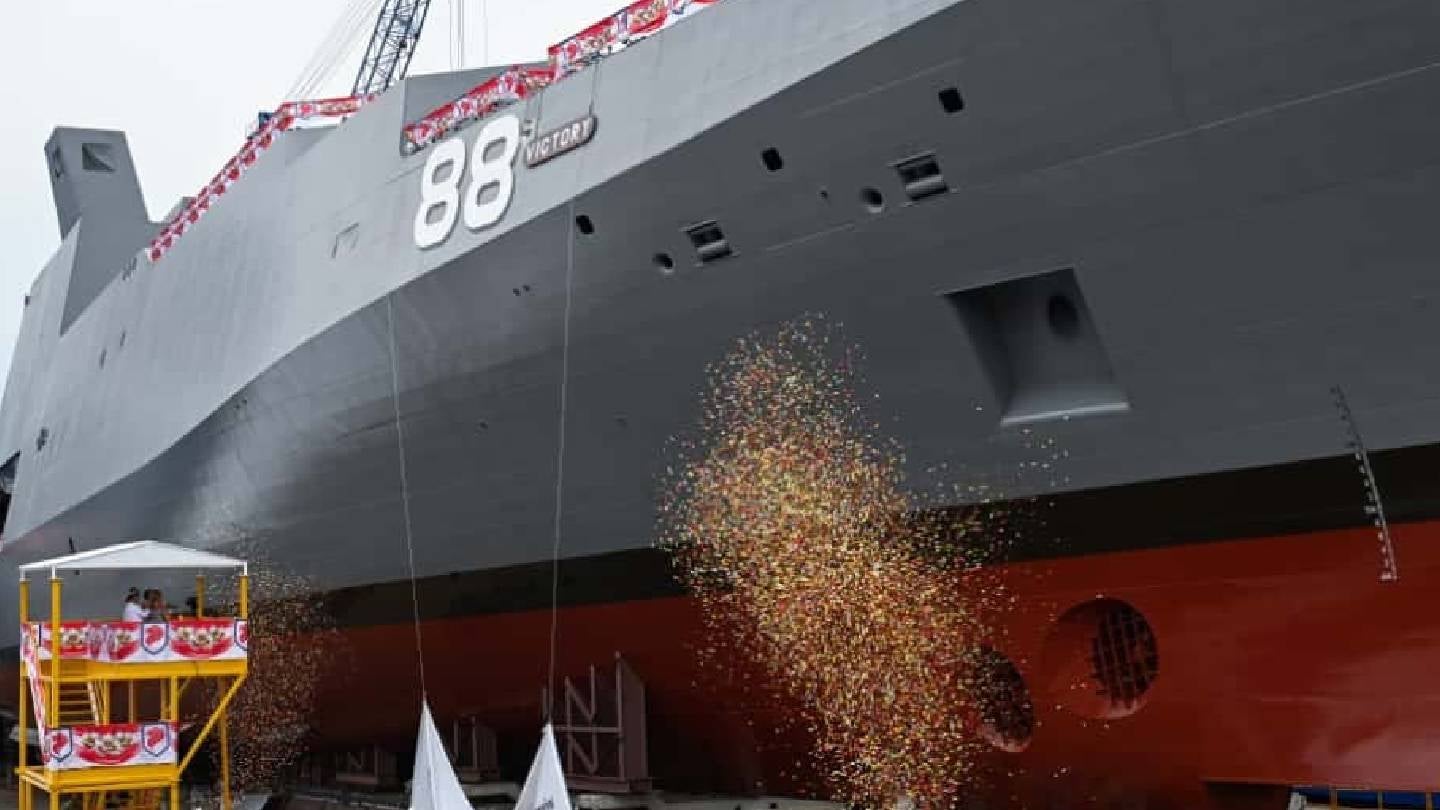 ST Engineering launches first Victory-class MRCV for RSN